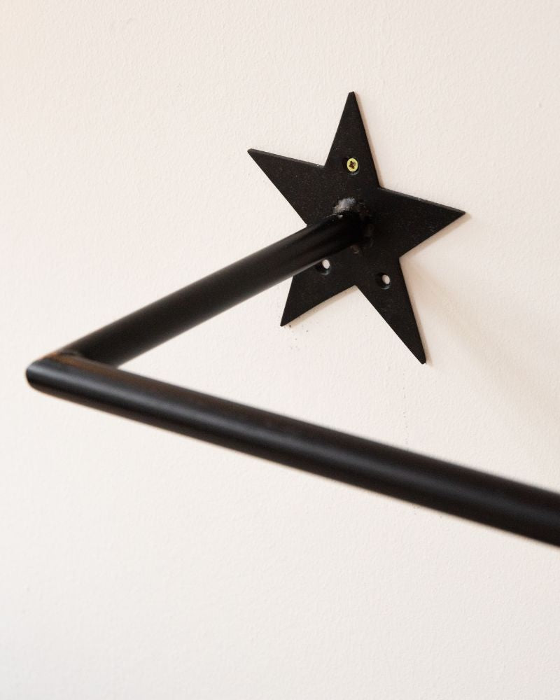 Metal Hanging Rail Star | Hazel & George – The Archive Store
