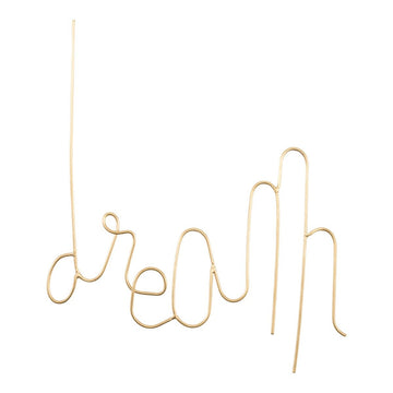 Wire Word Dream Gold | Zoé Rumeau – The Archive Store